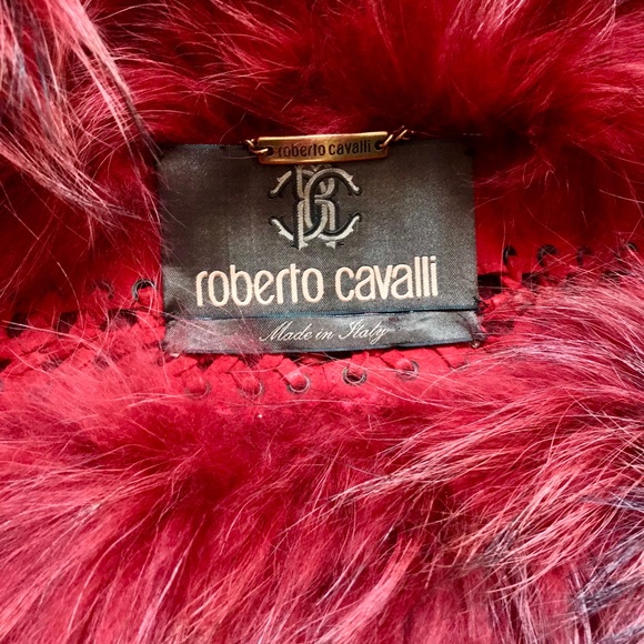 Roberto Cavalli | Jackets & Coats | Roberto Cavalli Fur Coat Rare ...